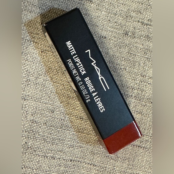 MAC Cosmetics | Makeup | New Mac Matte Lipstick Chili 62 Burnt Deep Red ...